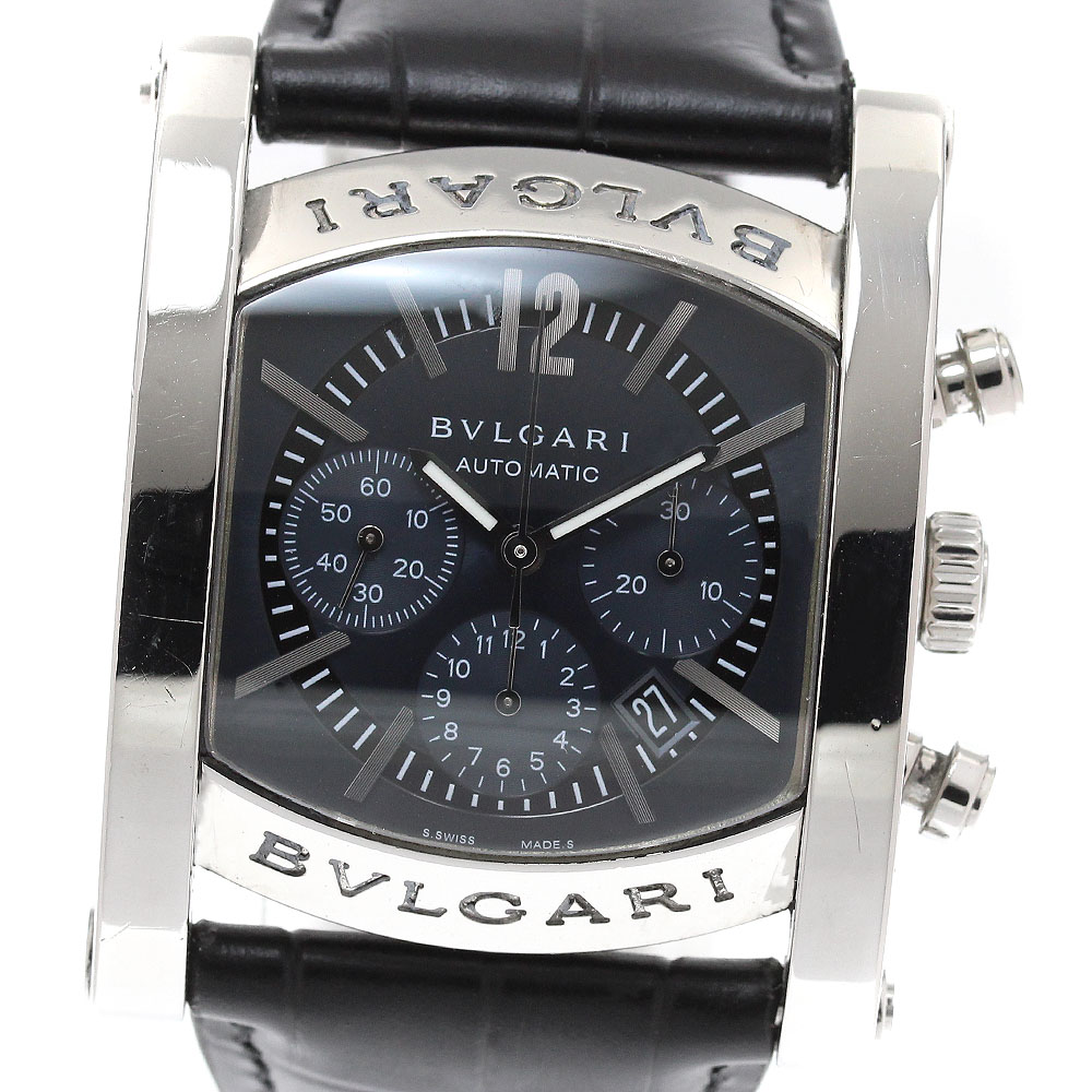 【楽天市場】ブルガリ BVLGARI AA44SCH アショーマ クロノグラフ デイト 自動巻き メンズ _873153【中古】：CLOSER