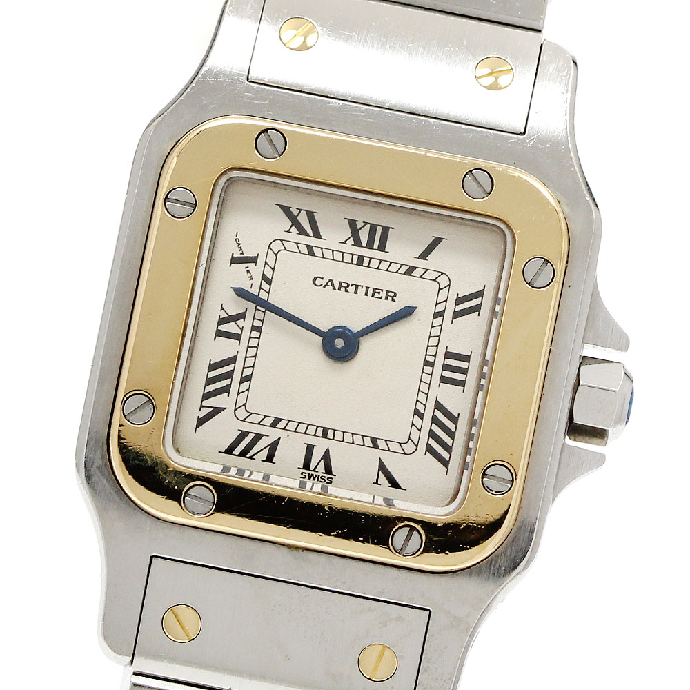【楽天市場】カルティエ CARTIER W20012C4 サントスガルベSM クォーツ レディース _952274【中古】：CLOSER