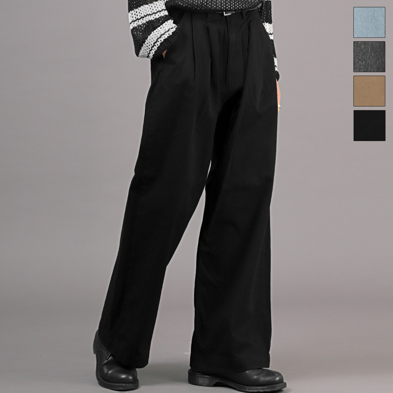 【楽天市場】 送料無料 【2タックワイドストレートパンツ】メンズパンツ スラックス ワークパンツ ボトムス ワイドパンツ メンズ ストレート ...