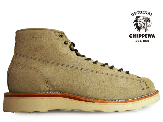 【楽天市場】チペワ CHIPPEWA 1901M36 SAND EEwidth Bridgemen Lace To Toe Boots ワークブーツ 【送料無料】：クラウドモーダ