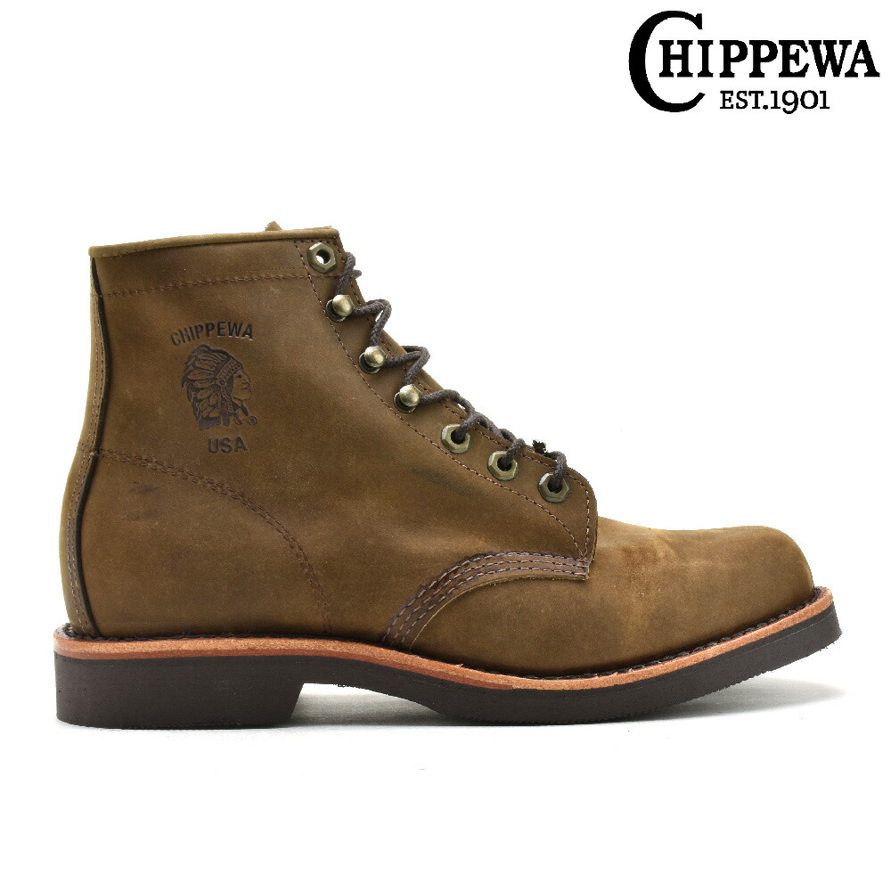 【楽天市場】チペワ ブーツ メンズ ワークブーツ アパッチレザー ビブラムソール CHIPPEWA 6インチ Lace Up Boot【送料無料】：クラウドモーダ