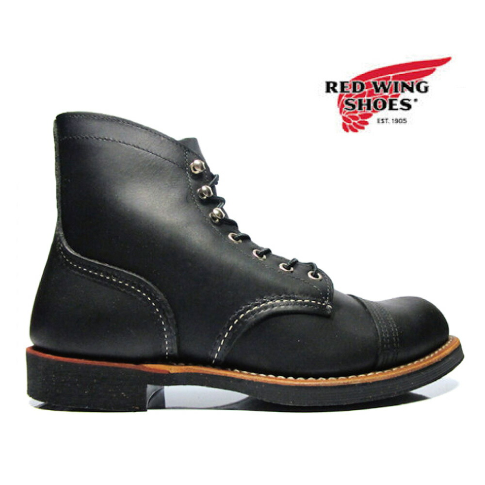 【楽天市場】レッドウィング アイアンレンジャー REDWING 8114 IRON RANGE BLACK Harness Leather ...