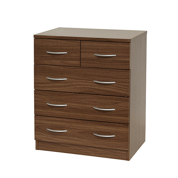 【楽天市場】 ⊥クロシオ 【66653】(4954877666530) ウォールナット ブルーム チェスト 組立式：家電と住設のイークローバー