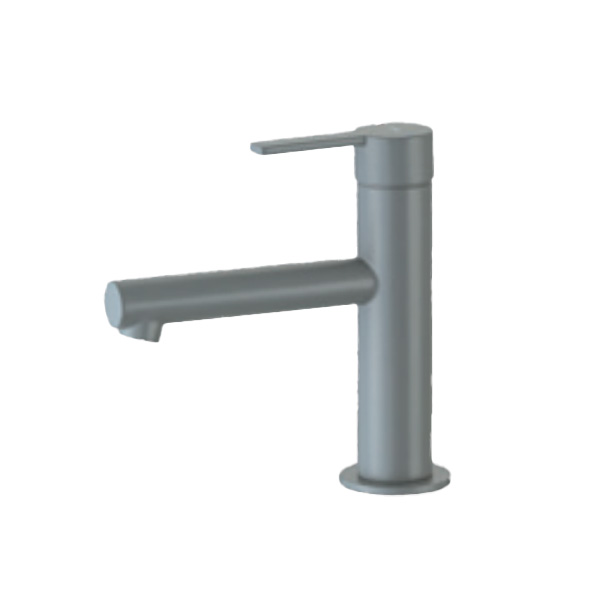 【楽天市場】KVK 水栓金具【MSL190DEM6】シングル混合栓 マットグレー ショート 吐水口127mm 一般地・寒冷地共用〔HB〕：家電と住設のイークローバー