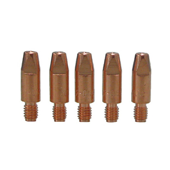 【楽天市場】∀スター電器製造/SUZUKID 【P-606】コンタクト・チップ 0.8φ ソリッド・アルミ用 5個入 ...