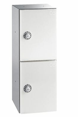 【楽天市場】 u.ナスタ/Nasta【KS-PV200S-2C-VB】プライベートボックス 屋内タイプ ボックス数2 シリンダー錠 バニラ ...