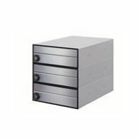 【楽天市場】###u.田島メタルワーク【MX-91-28FF-3-HL (myナンバー錠)】集合住宅用 郵便受箱 前入前出 引上げ扉 3段 ヘアライン 防雨仕様 省スペースタイプ：家電と住設の ...