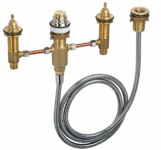 【楽天市場】ハンスグローエ 埋込パーツ【13244180】埋込部 4ホールリム付式バス混合水栓用〔EI〕：家電と住設のイークローバー