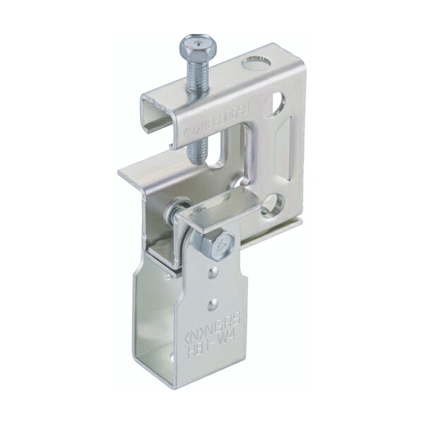 【楽天市場】Яネグロス電工 【HB1-W4】吊り金具 一般形鋼・リップみぞ形鋼用 一方向 適合ボルトW3/8・W1/2・M10・M12：家電と住設のイークローバー