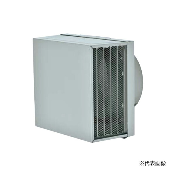 【楽天市場】MELAT/メルコエアテック 換気部材【AT-175KMWSK】外壁用(ステンレス製) 角形耐外風フード 左右開口 防火ダンパー付 ...