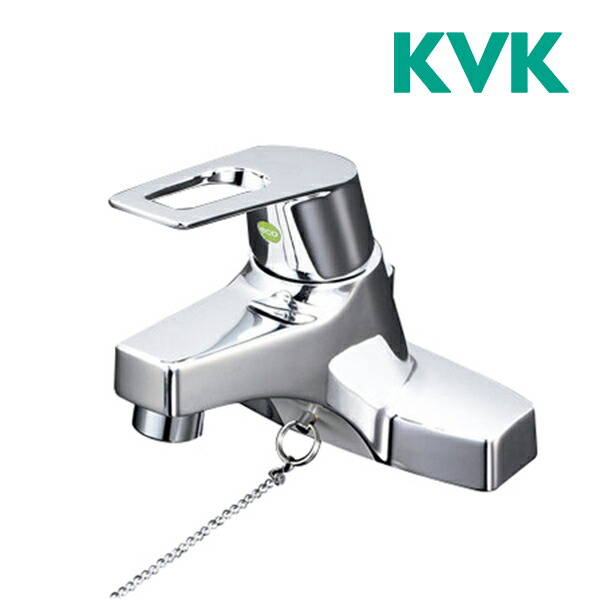 【楽天市場】《在庫あり》 15時迄出荷OK！KVK 水栓金具【KM7014TEC】洗面用シングルレバー式混合栓 ゴム栓付：家電と住設のイークローバー