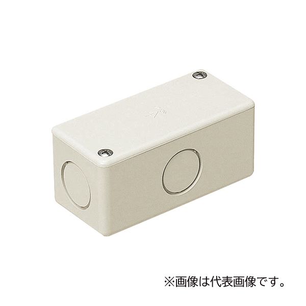 【楽天市場】未来工業 【PVU-28M】ミルキーホワイト ユニバーサルボックス ノック付 φ34・28(31)：クローバー資材館