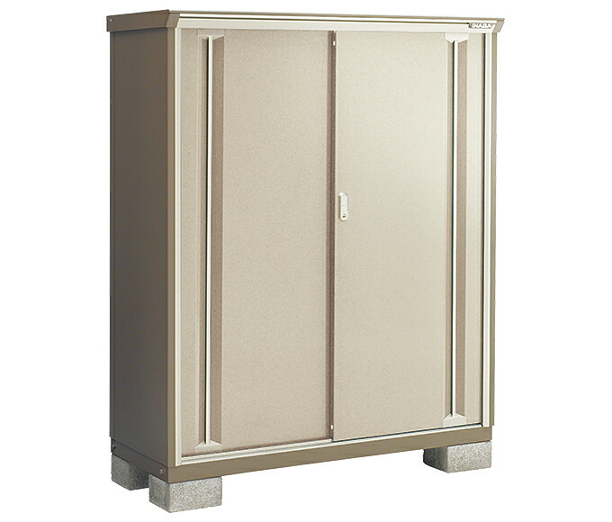 【楽天市場】###u.イナバ物置/稲葉製作所【KMW-136D】NG ノーブルグレージュ KMW 小型物置 ナイソーシスター 全面棚タイプ 基礎ブロック別途 注2週：クローバー資材館