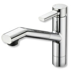 【楽天市場】KVK 水栓金具【KM908】流し台用シングルレバー式シャワー付混合栓〔HB〕：クローバー資材館