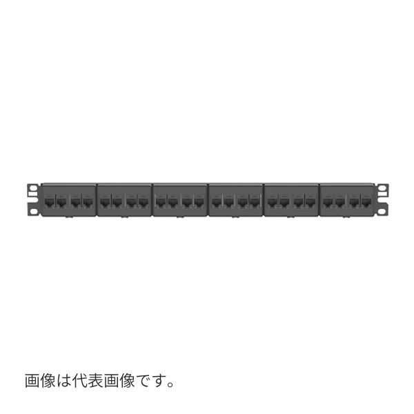 【楽天市場】Яパンドウィット 【CP24688BL】Cat6 JJアダプターパッチパネルキット：クローバー資材館
