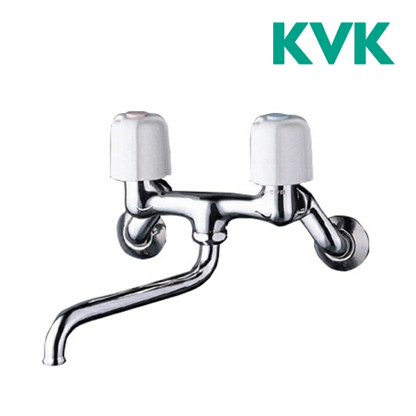 【楽天市場】《在庫あり》 15時迄出荷OK！ KVK 【KM13N2】2ハンドル混合栓：クローバー資材館