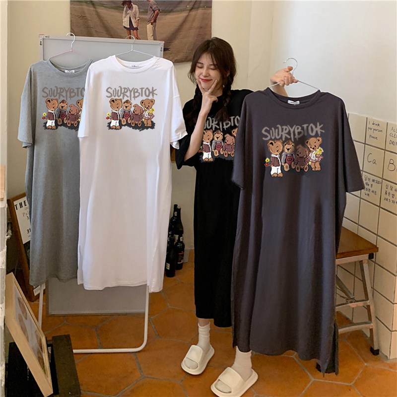 【楽天市場】【2点以上で⇒500円OFFCP！SS限定】ワンピース 夏 レディース きれいめ ルームウェア ワンピース tシャツワンピース マキシワンピース 半袖 ルームウェア 涼しい ...