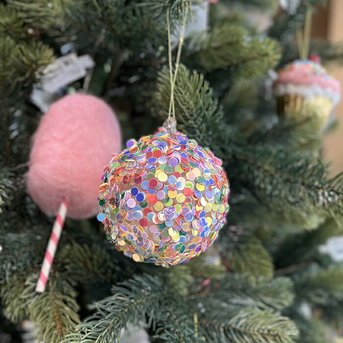 【楽天市場】SHISHI(シシ) ガラスボール スパンコールクリスマス オーナメント クリスマスオーナメント クリスマス飾り ボール アクリル ...