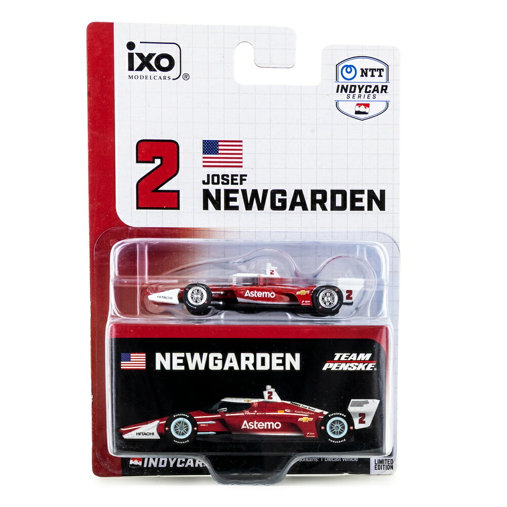 【楽天市場】イクソ 1/64 2025 チーム ペンスキー アステモ #2 ジョセフ ニューガーデン インディカー INDYCAR ミニカー ...