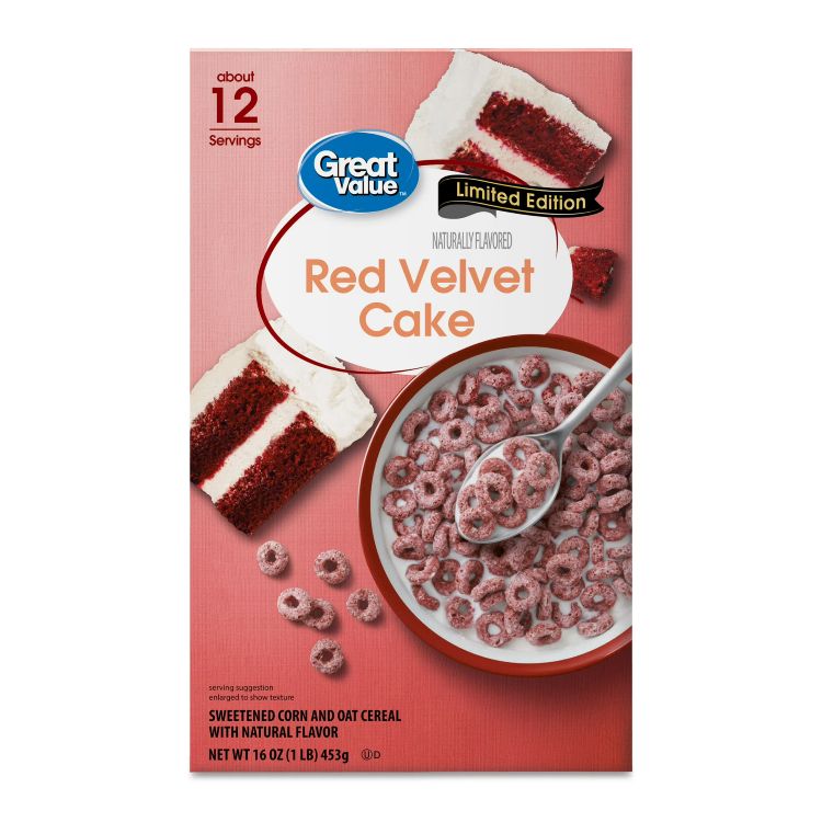 【楽天市場】【アメリカウォルマート品】グレートバリュー レッドベルベット 朝食シリアル 454g Great Value Red Velvet ...