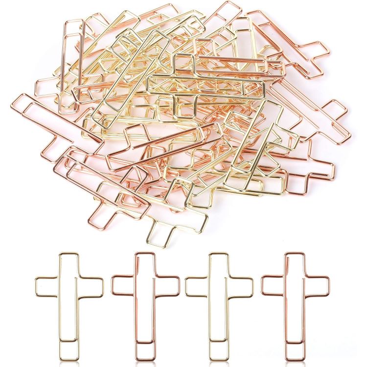 【楽天市場】Mr.ペン クロスペーパークリップ 35個 ゴールド Mr. Pen- Cross Paper Clips, 35 Pack ...