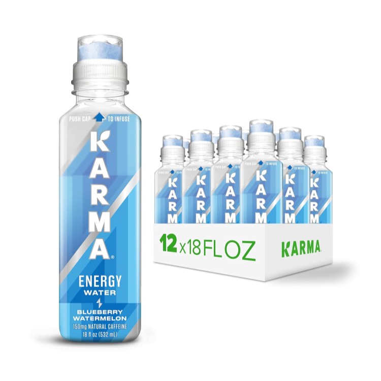 【楽天市場】カルマ ナチュラルエナジードリンク 12 パック ブルーベリーウォーターメロン Karma Natural Energy ...