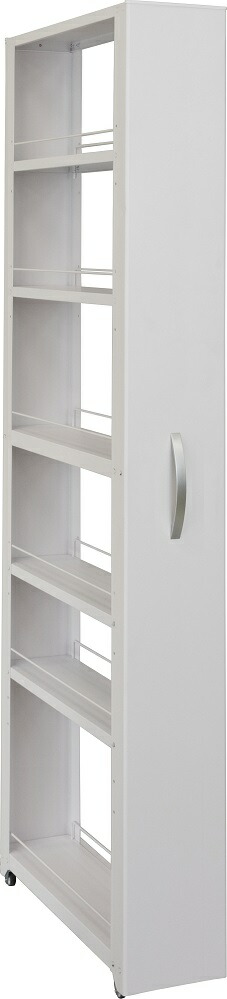 【楽天市場】【10倍ポイント実施中】トールワゴン ハイタイプ 幅20cm NWH-200 白：くらしの収納館