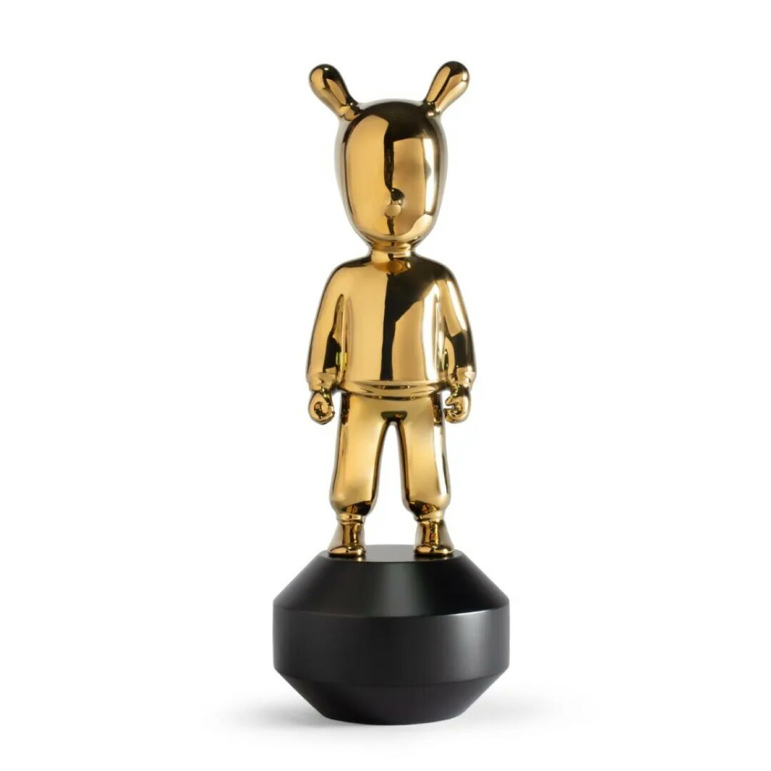 【楽天市場】【正規販売店】LLADRO The GUEST Gold ザ・ゲスト ハイメ・アジョン オブジェ 磁器 現代アート アート ...