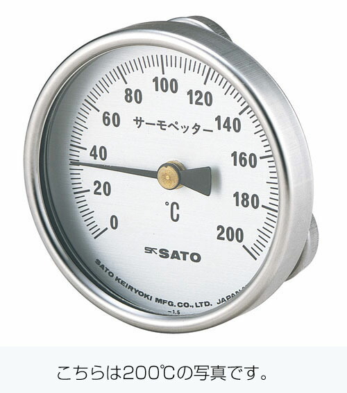 【楽天市場】表面温度計 サーモペッター 0～400℃ 佐藤計量器/SATO：はかりん坊将軍
