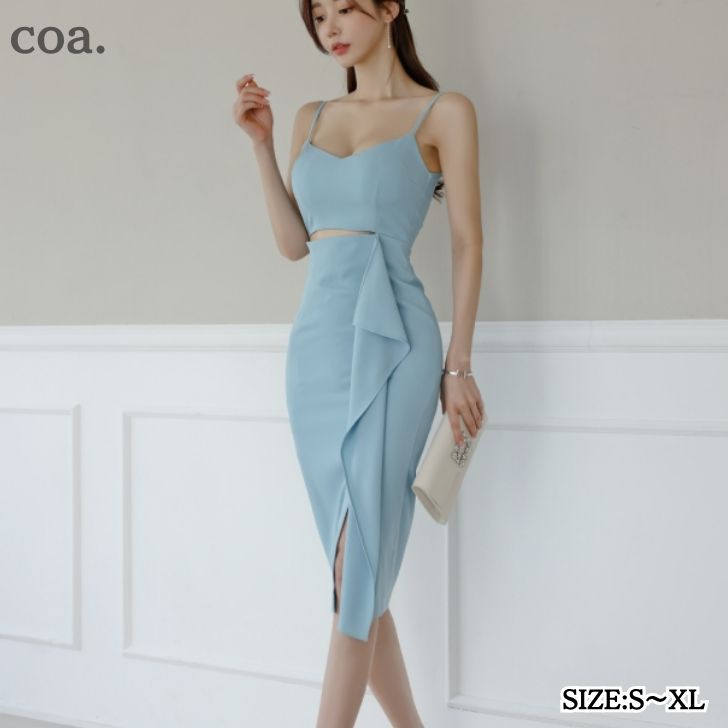 【楽天市場】タイトワンピース ドレス レディース 膝丈 ひざ丈ワンピース ノースリーブ シンプル パーティードレス キャバドレス セクシー ...