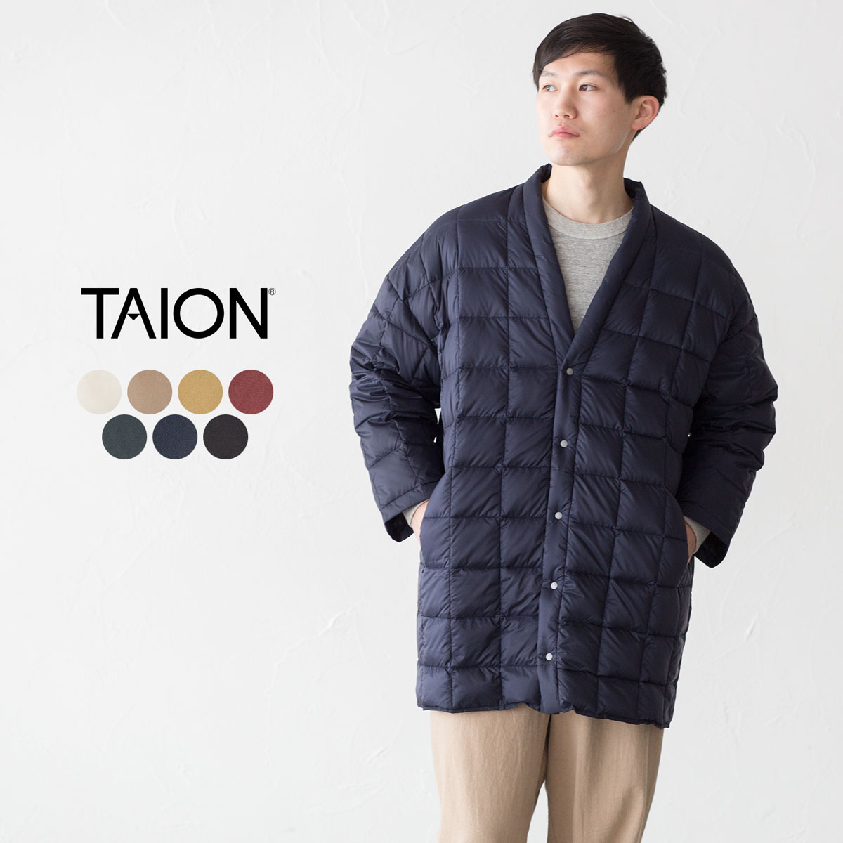 【楽天市場】タイオン ハンテン ダウン カーディガン TAION-101HT メンズ レディース 還暦祝/傘寿祝/米寿祝/敬老の日/長寿 ギフト：ココチヤ