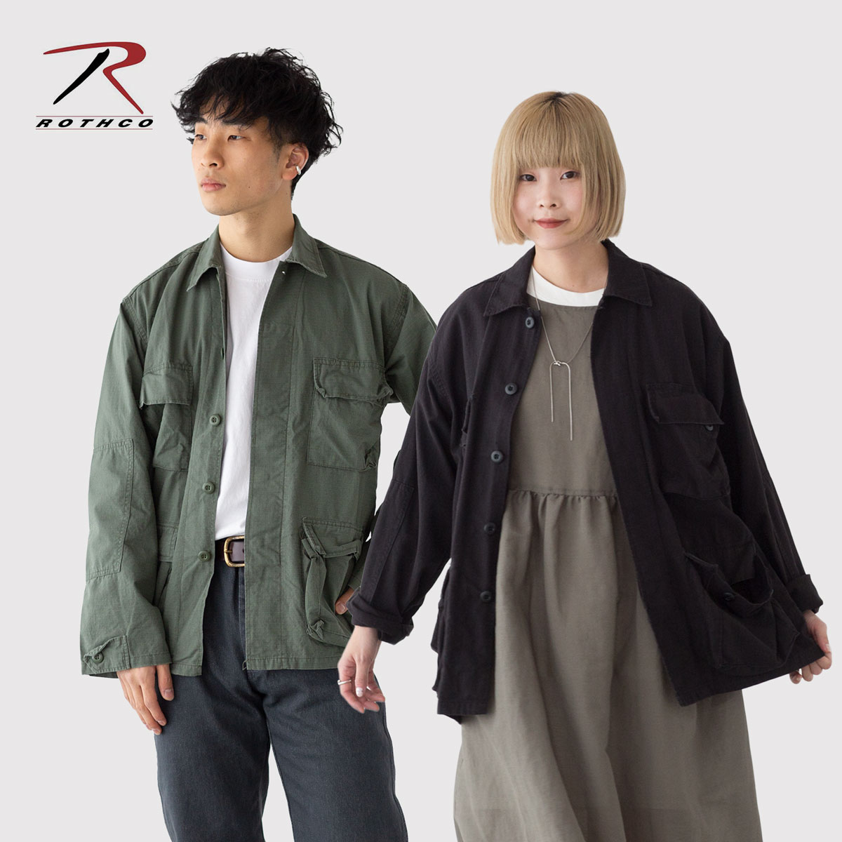 【楽天市場】ロスコ ミリタリー シャツジャケット ROTHCO BDSH-SHIRT メンズ BDUジャケット BDUシャツ：ココチヤ