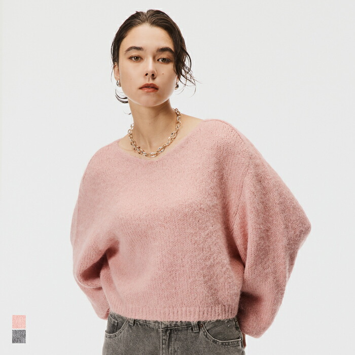 【楽天市場】セール★1990円→1690円Vネックニットトップス レディース メール便不可 coca コカ：coca「コカ」