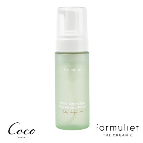 【楽天市場】FORMULIER PURE GREEN TEA CLEANSING FOAM フォーミュリエ ピュア グリーン クレンジング ...