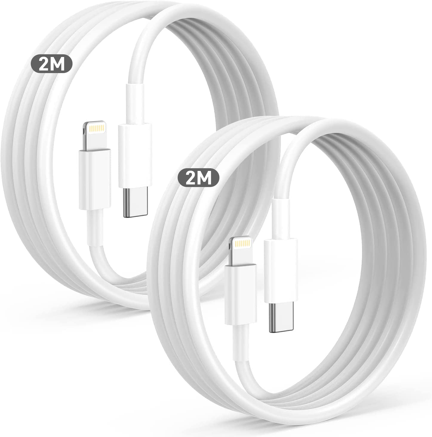 【楽天市場】【送料無料】iPhone 充電ケーブル タイプc 【純正品/MFi認証/PSE認証】 ライトニングケーブル USB-C Cable 【2M 2本】 急速充電＆高速データ同期 ...