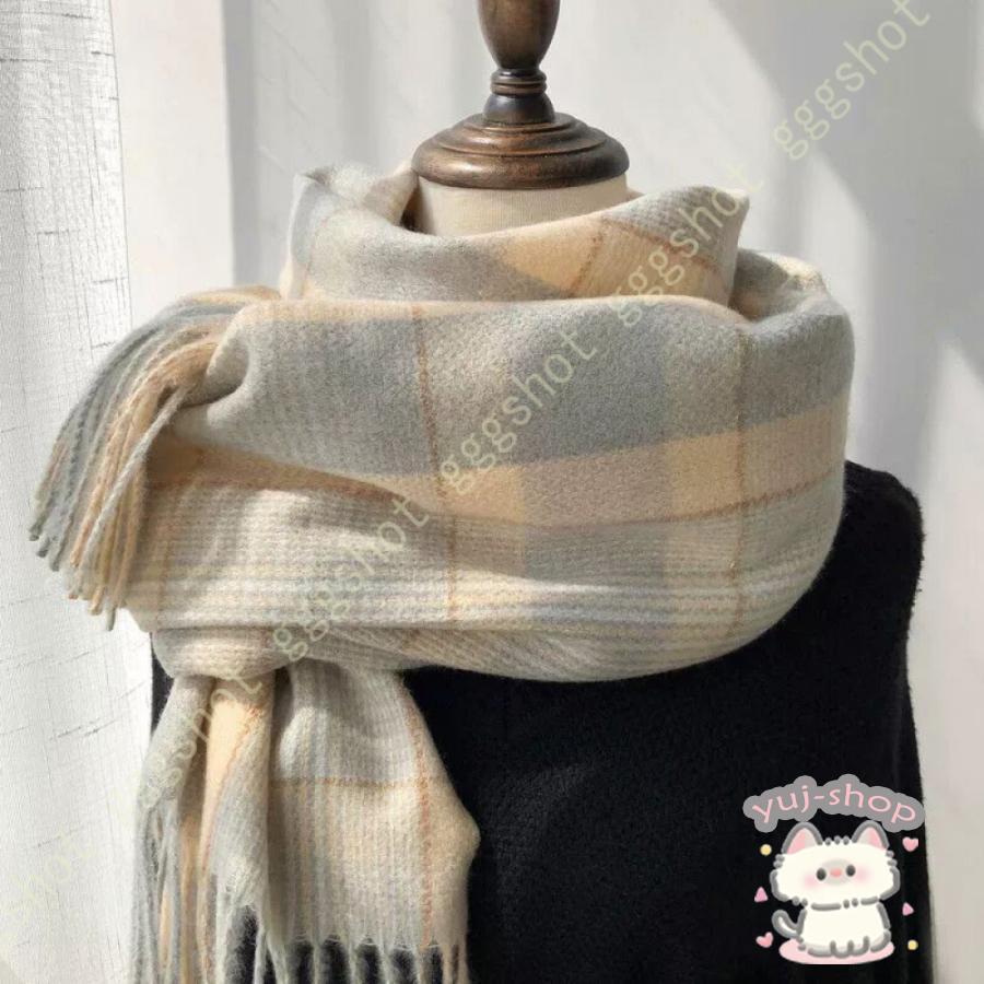 【楽天市場】カシミヤ マフラー レディース カシミアマフラー カシミヤマフラー レディースマフラー カシミヤ ソリッドカラー チェック 女性 プレゼント 秋冬 ギフト：coco-ailes