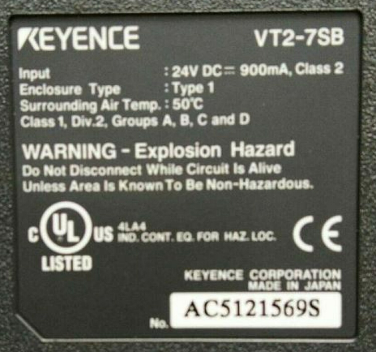 【楽天市場】新品★東京発★適格請求★税込 KEYENCE キーエンス カラータッチパネル VT2-7SB★6ヶ月保証：虹色の空