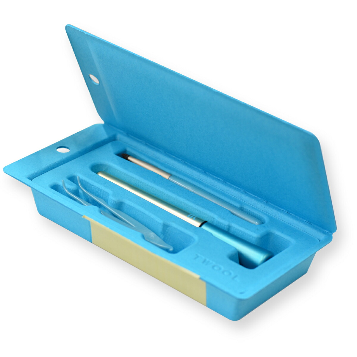 【楽天市場】★アイシャドウブラシ付き限定セット★ふたえコスメ TWOOL（トゥール）皮膜タイプ 専用プッシャー付 3ml 【送料無料】 TL43694 粧美堂 アイメイク アイプチ テカらない ...