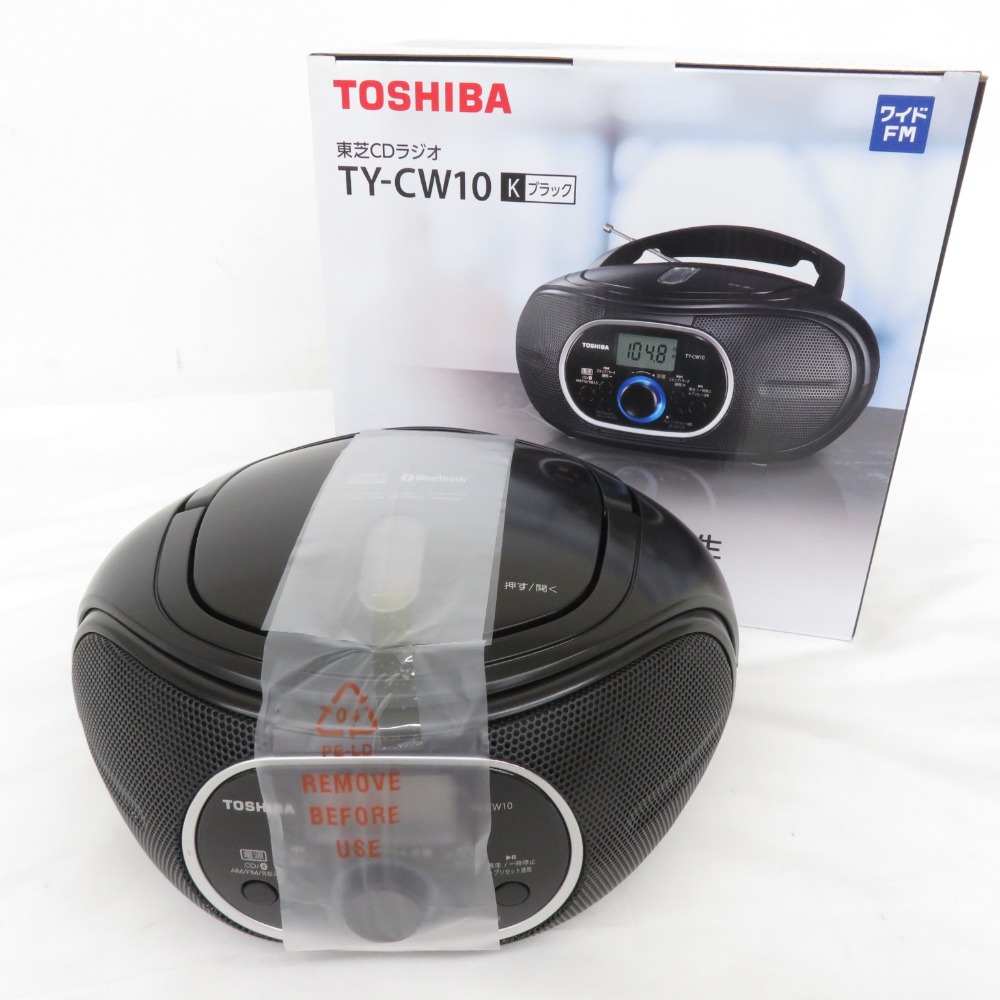 【楽天市場】TOSHIBA (東芝) CDラジオ Bluetooth機能搭載 ブラック TY-CW10-K 新品：ココロード 楽天市場店