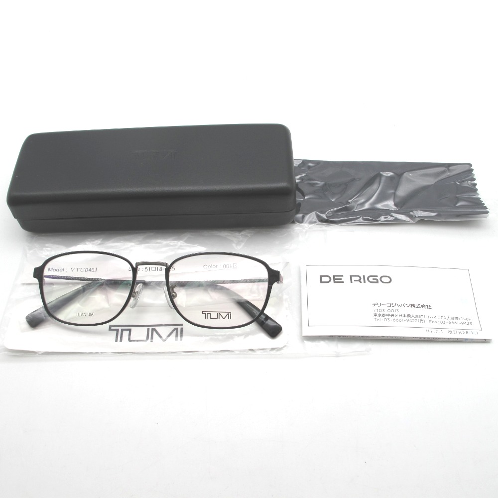 【楽天市場】TUMI (トゥミ) サングラス メガネフレーム ウェリントン チタン製 ブラック プラスチックモダン フルリム COL.001E ...