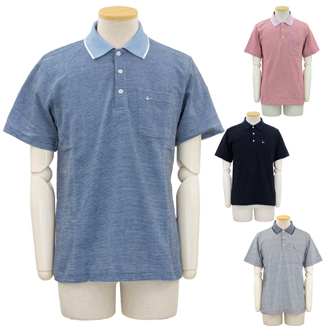 【楽天市場】トロイ TOROY 半袖 ポロシャツ 紳士 春夏 60代 70代 80代 90代 シニアファッション 敬老の日 刺繍 名前 名入れ ...