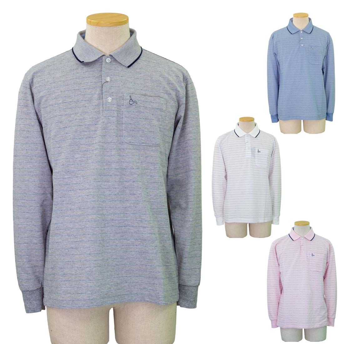 【楽天市場】シニアファッション 春夏 トップス トロイ TOROY カノコ 長袖 ポロシャツ 紳士 60代 70代 80代 90代 敬老の日 ...