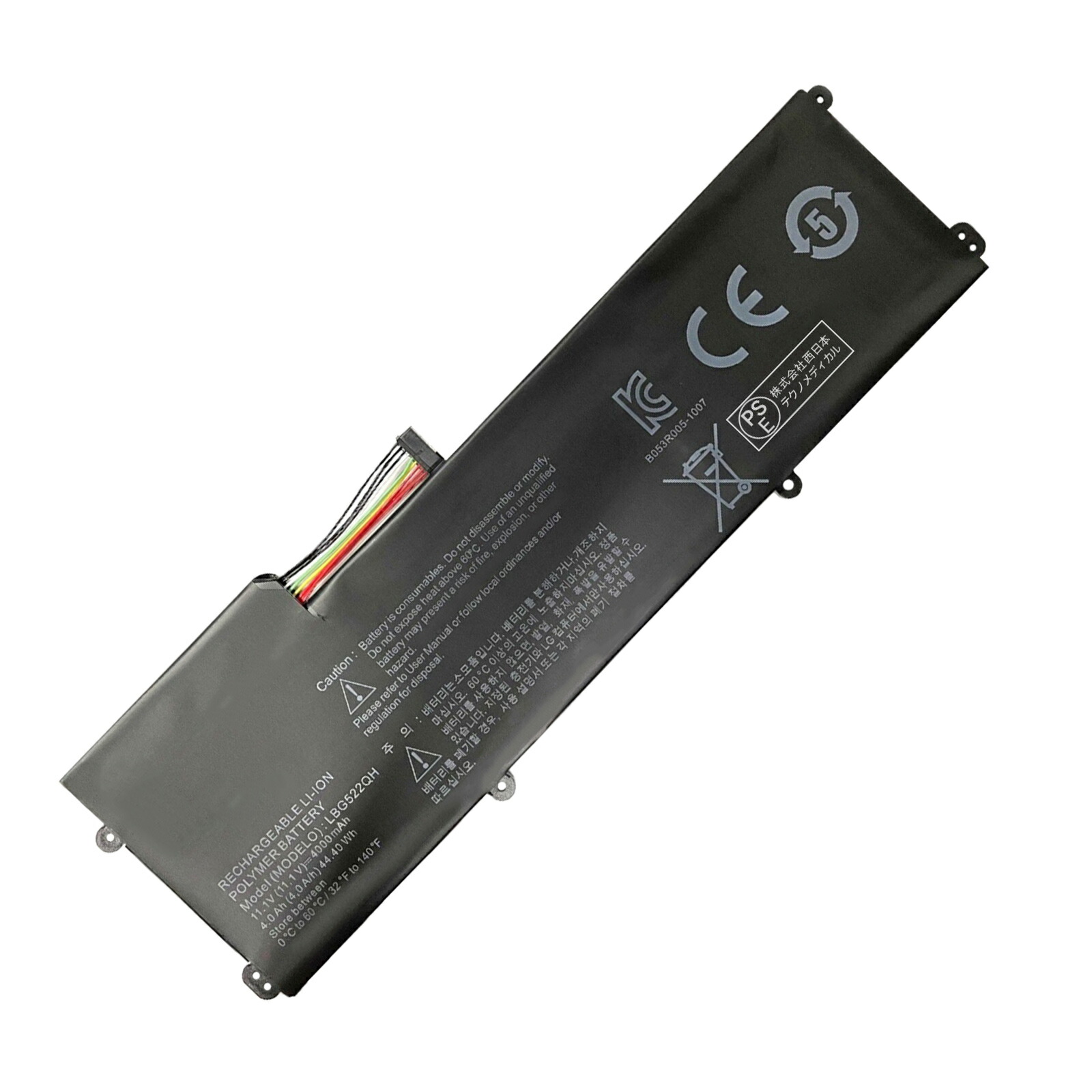 【楽天市場】【1350円OFF&P10倍】新品 LG LBG522QH 互換バッテリー【4000mAh 11.1V】対応用 1年保証 高性能 PSE認証 互換バッテリパック YBBG 39 ...