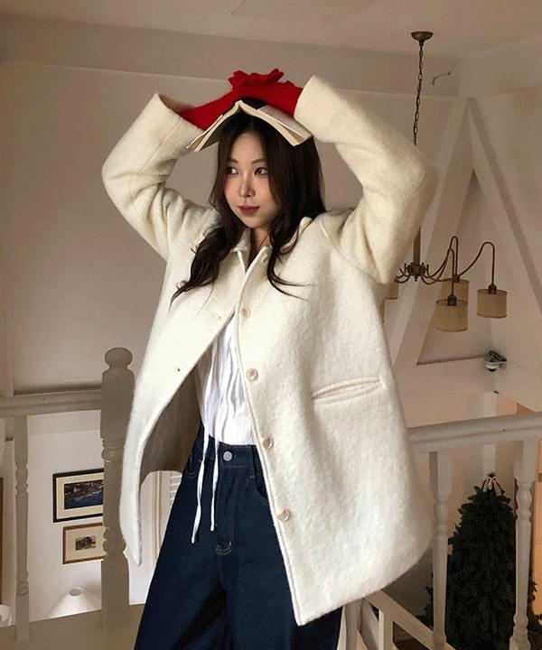 【楽天市場】ブリッジポケットシングルボタンハーフコート-2color コート single-breasted-coat レディース｜韓国 moaround｜コーディブック：CODIBOOK