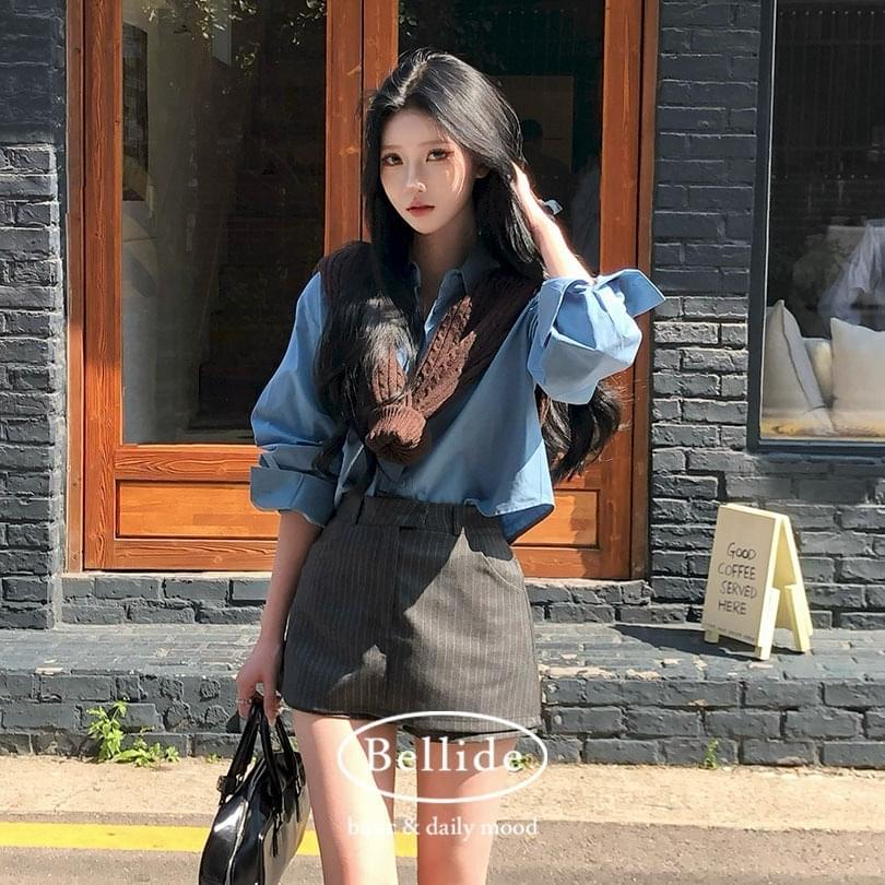 【楽天市場】本日出発│[BELLIDE MADE] 7color、デイリースタンダードクロップドシャツ シャツ レディース｜韓国 BEIDELLI｜コーディブック：CODIBOOK