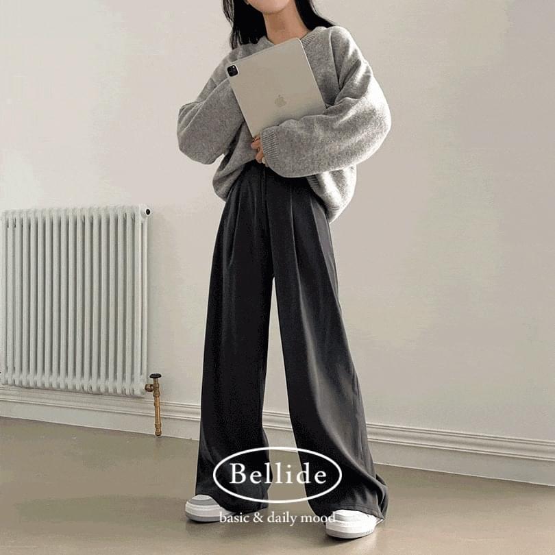 【楽天市場】[BELLIDE MADE] ダブルタックワイドスラックスパンツ パンツ ワイドパンツ レディース｜韓国 BEIDELLI｜コーディブック：CODIBOOK