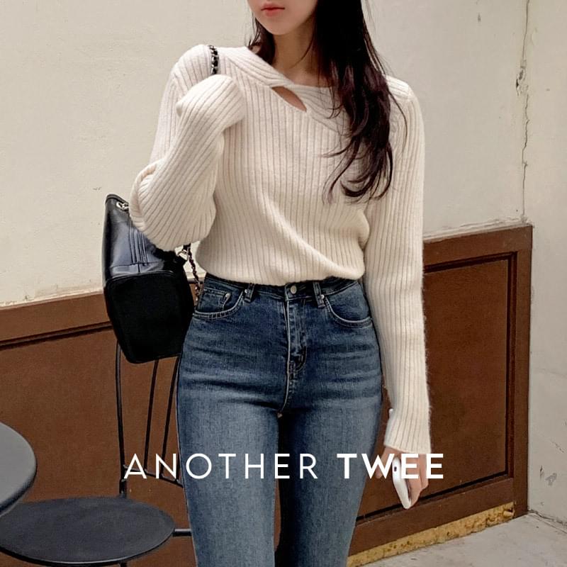 【楽天市場】レリアンキンクリブニット ニット セーター レディース｜韓国 ANOTHER TWEE｜コーディブック：CODIBOOK