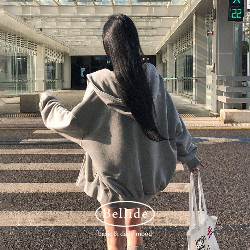 【楽天市場】[BELLIDE MADE] 春ver、ツーウェイオーバーフィットジップアップパーカー ジップアップ スウェットシャツ レディース｜韓国 BEIDELLI｜コーディブック：CODIBOOK