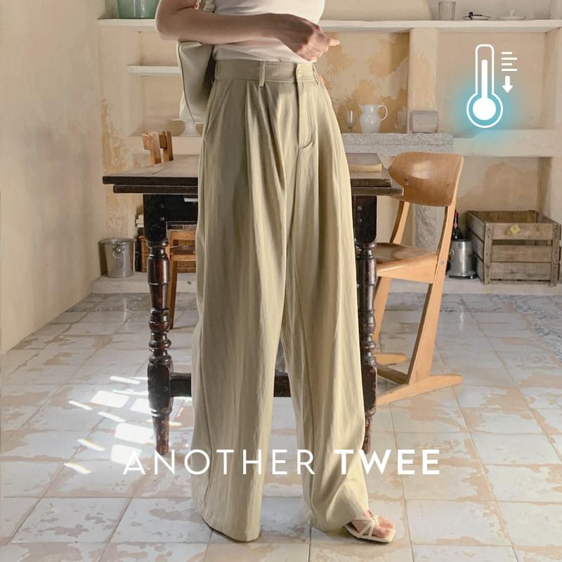 【楽天市場】ニューディーンナイロンバンディングワイドスラックス パンツ ワイドパンツ レディース｜韓国 ANOTHER TWEE｜コーディブック：CODIBOOK