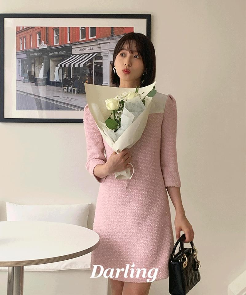 【楽天市場】[MADE] ローリポリ ツイード ワンピース (ウール30%) ミニワンピース ワンピース レディース｜韓国 Daltt｜コーディブック：CODIBOOK